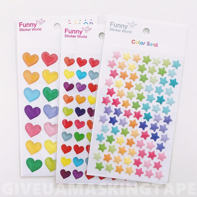 1Pcs Diy Kind Vergulden Beloning Flash Sticker Moe... – Vicedeal