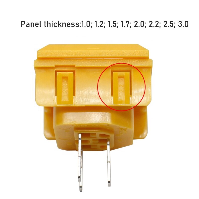 250v 10A yellow lockable type C13 socket outlet fo... – Vicedeal