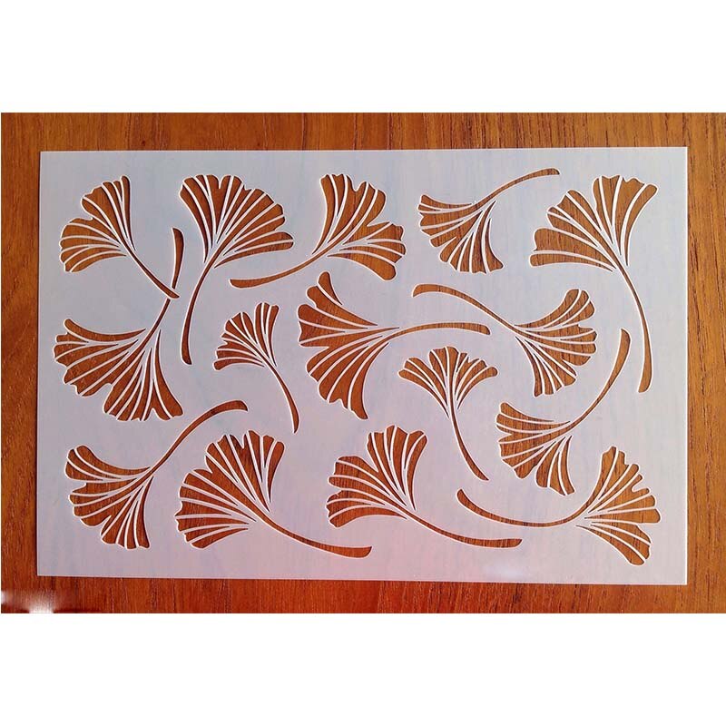 6x9inch Ginkgo Leaf Plastic Stencil For DIY Scrapb... – Grandado