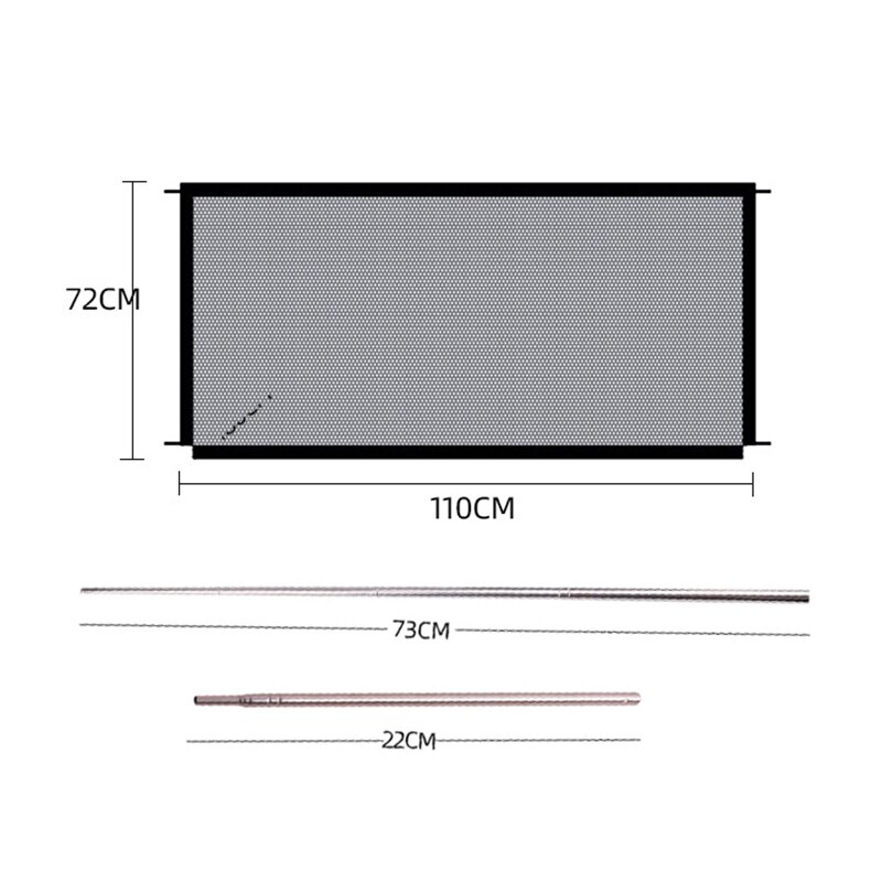 Dog Enclosure Pet Safety Mesh Playpen Fence Dogs B... – Grandado