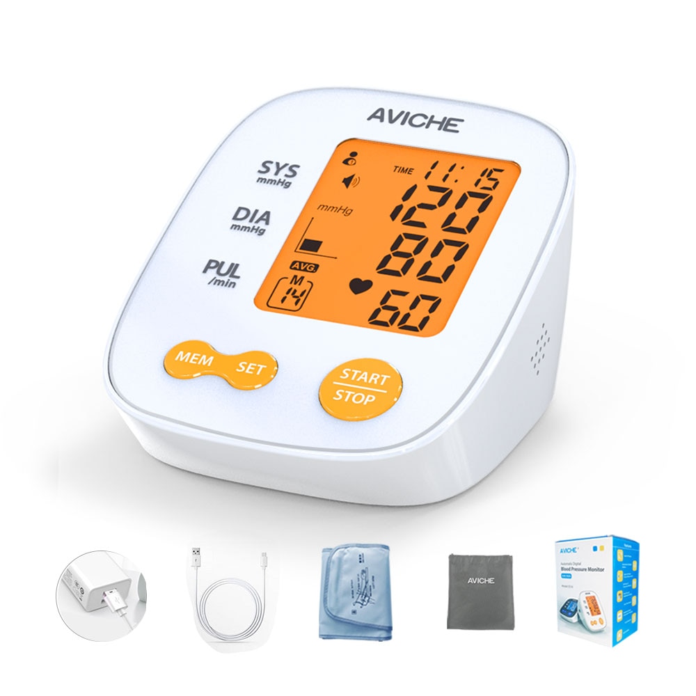 AVICHE Auto Digital Arm Blood Pressure Monitor Lar... – Grandado