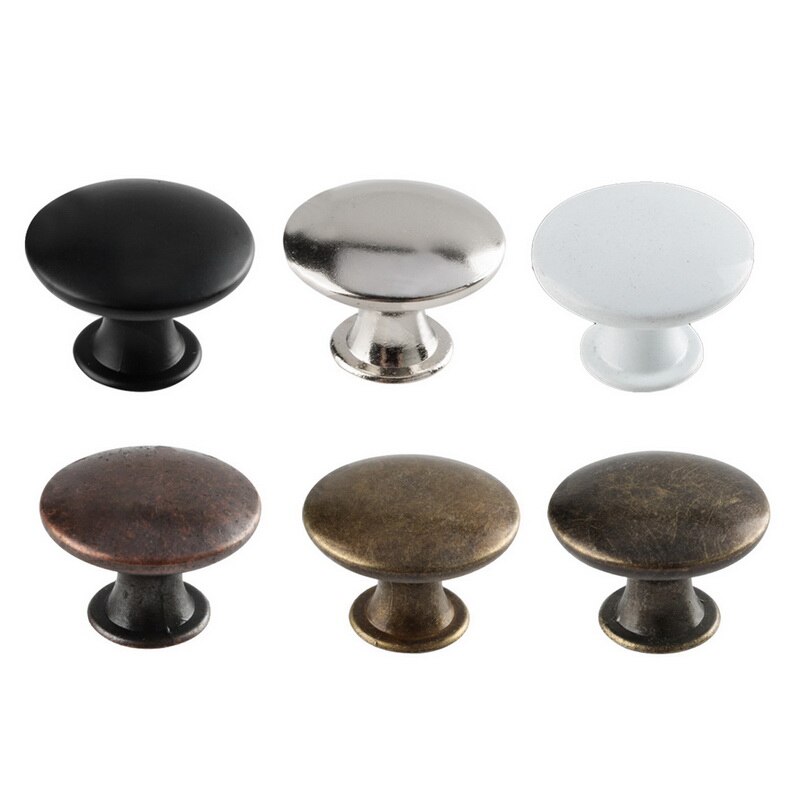 Mutilcolor Metal Cabinet Knob Round Drawer Handle ... – Vicedeal