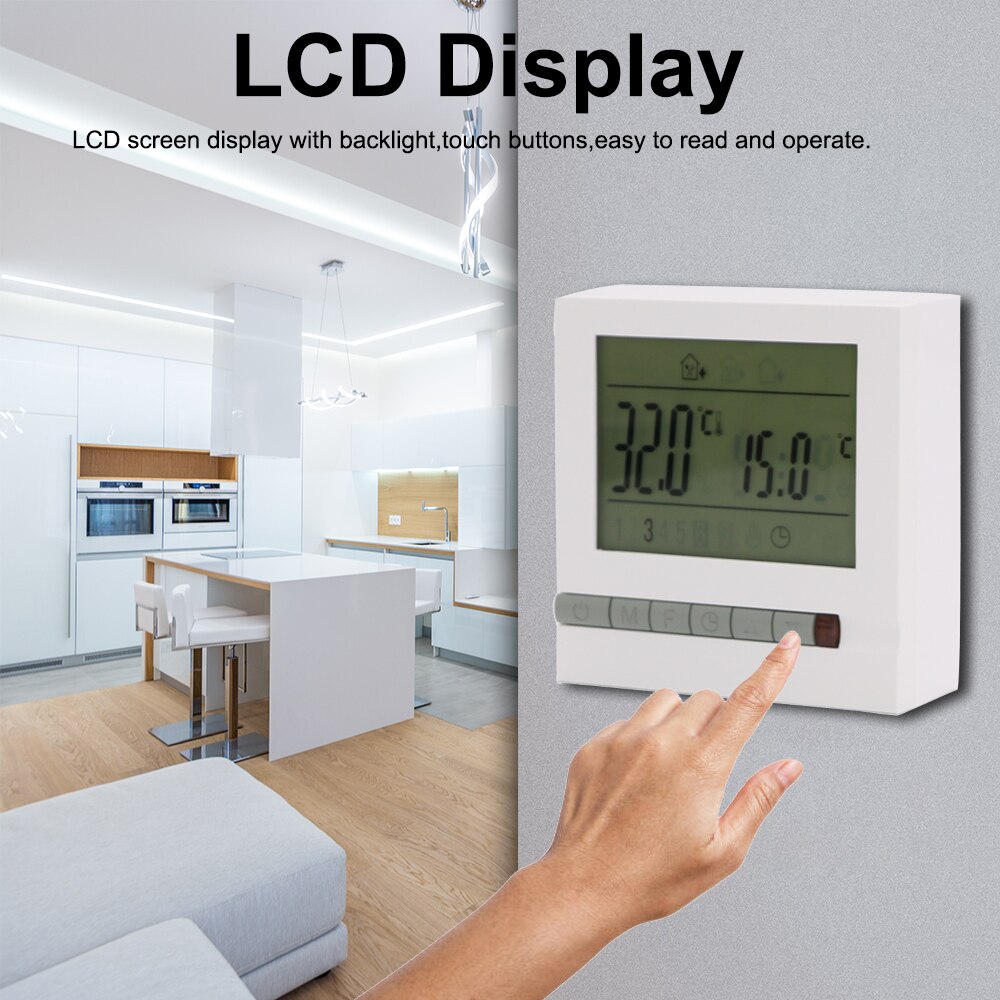 Wireless Boiler Room Digital LCD Gas Boiler Heatin... – Grandado