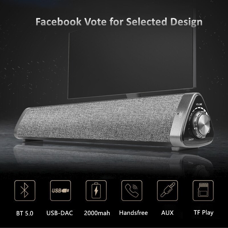 Bluetooth Speaker Soundbar Portable Wireless Remot... – Vicedeal