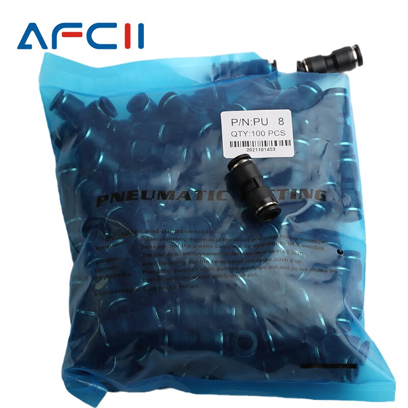 50pcs100pcs PU4 PU6 PU8 PU10 PU12 PU14 PU16 Pneuma... – Vicedeal