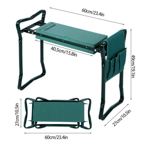 Vouwen Tuin Kneeler En Seat Met Tool Pouch Tuinmeu... – Grandado