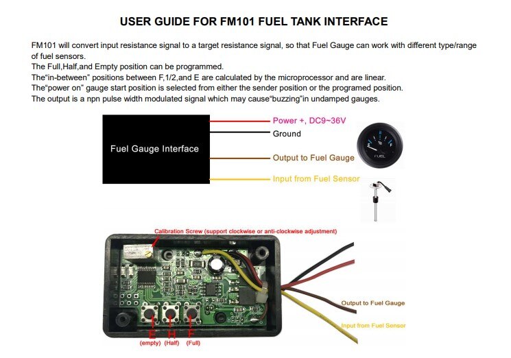 Ohm Signal Invertor Fuel Gauge Convertor Acts as I... – Vicedeal