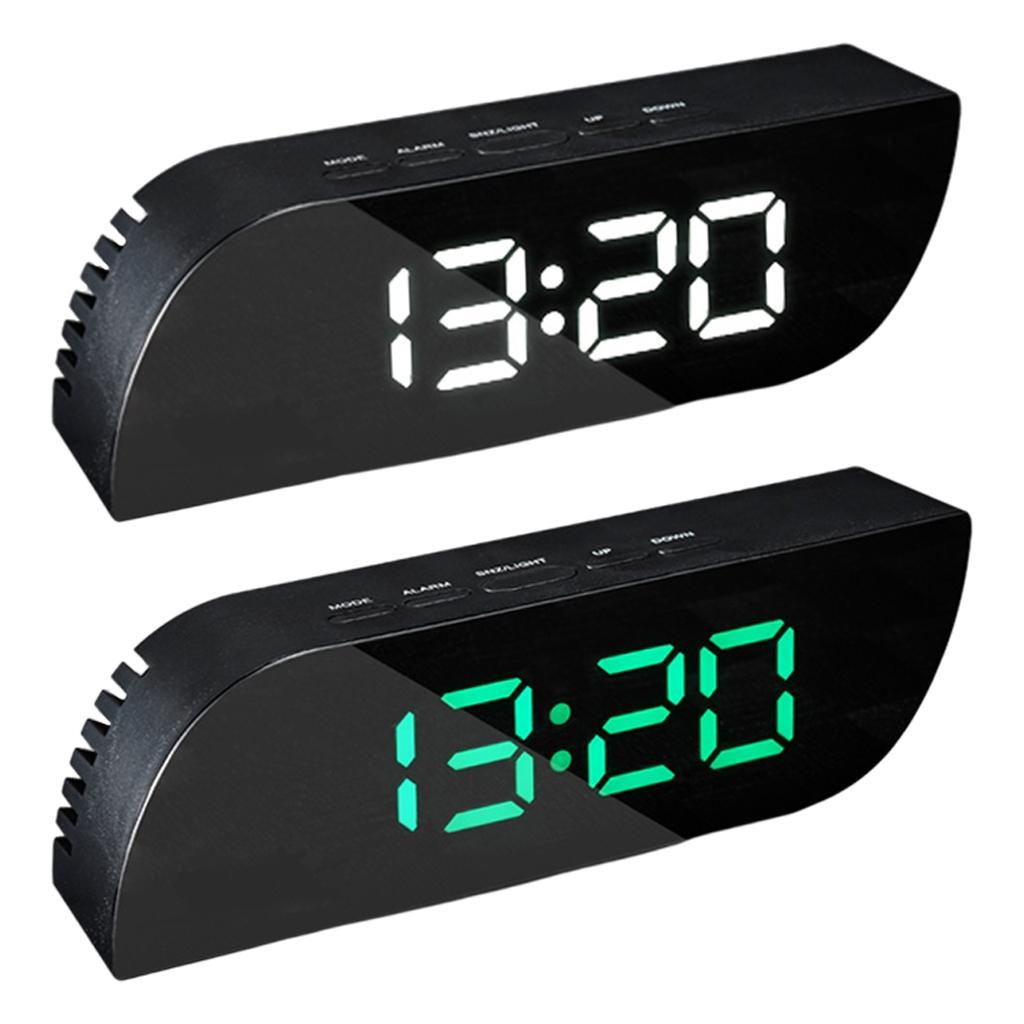 Simple Digital Alarm Clocks Mirror Desk Electronic... – Vicedeal
