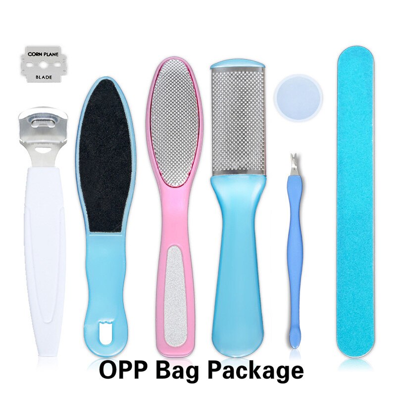 8PCS Foot File Pedicure Kit Feet Nails Scraper Exf... – Vicedeal