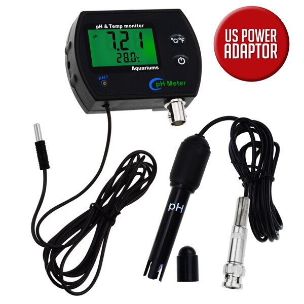 PH & Temperature 2-in-1 Continuous Monitor Met... – Vicedeal