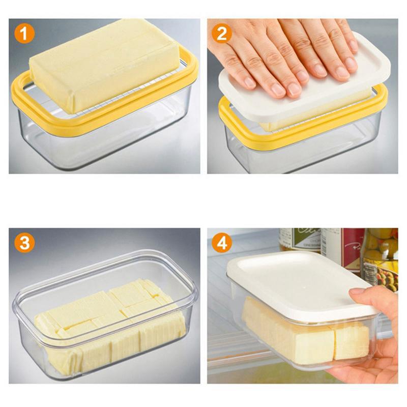 2 In 1 Butter Container Kreative Klar Butter Geric... – Vicedeal