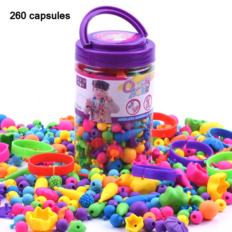 Kids DIY Beads Toy Children Girls DIY Handmade Bea... – Grandado