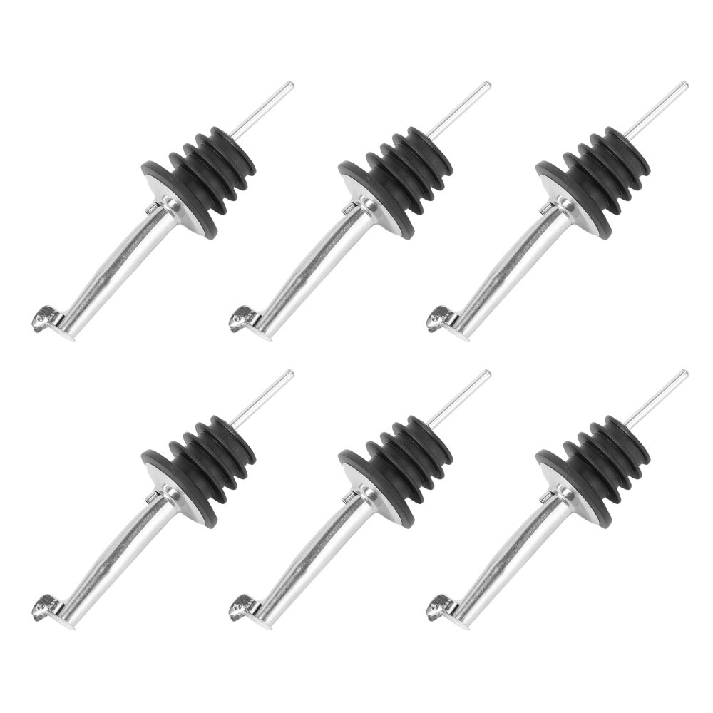 6pcs Pourers Stainless Steel Olive Oil Free Flow P... – Grandado