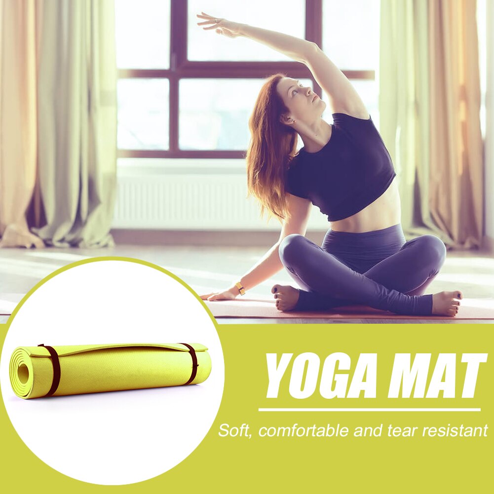 1730x610x4mm EVA Yoga Mat All Purpose Non-Slip Env... – Vicedeal