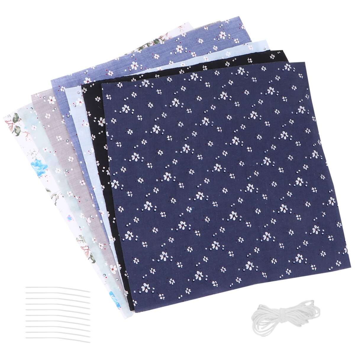 7pcs DIY Mask Kit Printed Face Cover Mask Making M... – Grandado