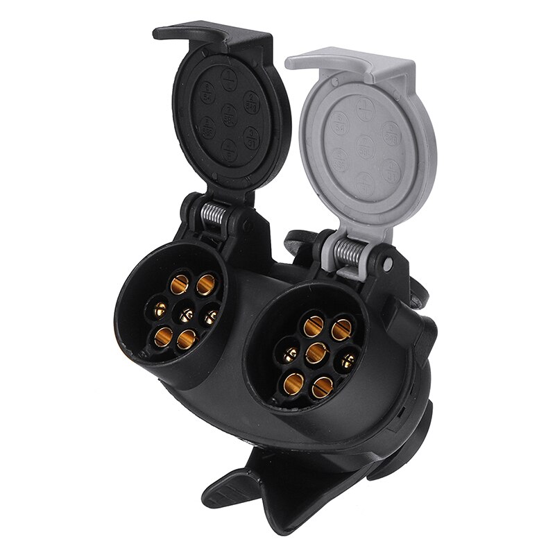 1pc 12V 13Pin To 2 Twin 7Pin Trailer Light Board C... – Grandado