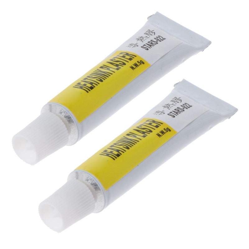 2Pcs Heatsink Plaster Thermal Silicone Adhesive Co... – Grandado