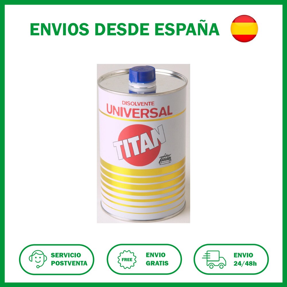 Disolvente universal Titan 500ml. Disolvente Unive... – Grandado
