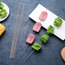 100 stks/set BBQ Rvs Vork Barbecue Pin Outdoor Bar... – Grandado