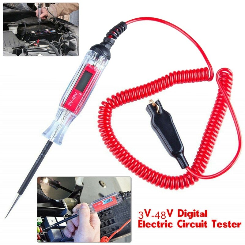 3V-48V Digitale Elektrische Circuit Lcd Tester Aut... – Grandado
