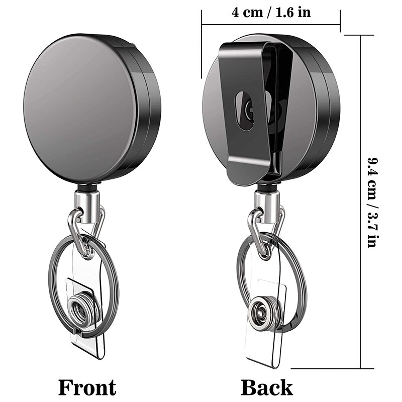 2PCS Retractable Badge Cords with Clip with Retrac... – Vicedeal