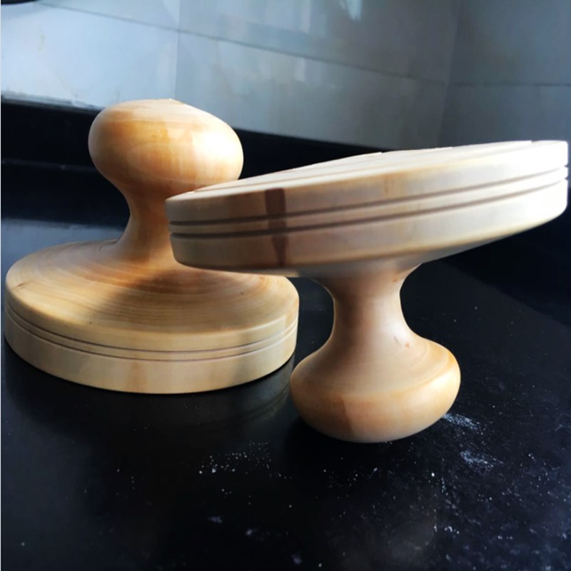 1pcs Wooden Round Tortilla Press with Handle for H... – Vicedeal