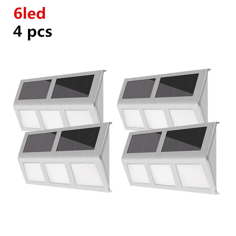 6 LEDs Solar Lamp Outdoor Waterproof IP65 Landscap... – Grandado