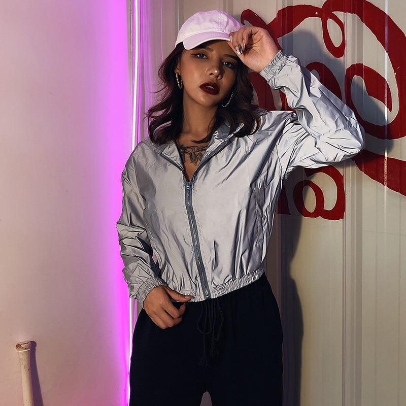 Vrouwen Reflecterende Licht Veiligheid Jas Running... – Grandado