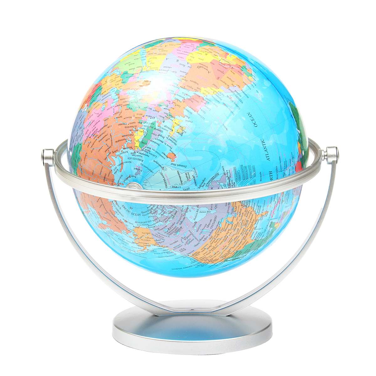 360 Rotation World Globe Map with Stand Home Offic... – Vicedeal
