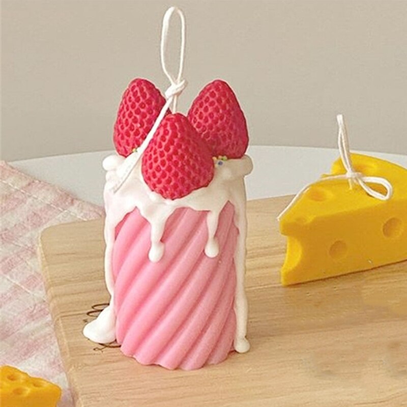 Unique Cylinder Candle Molds with Spiral Pattern f... – Vicedeal