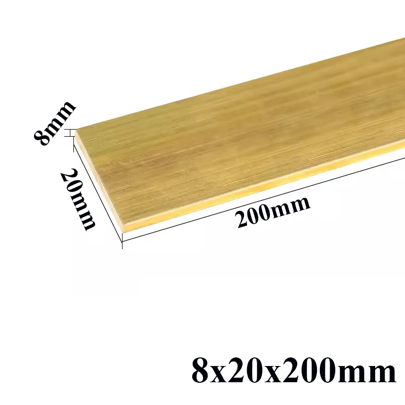 Lengte 250Mm 200Mm H59 Messing Vlakke Bar Plaatban... – Vicedeal