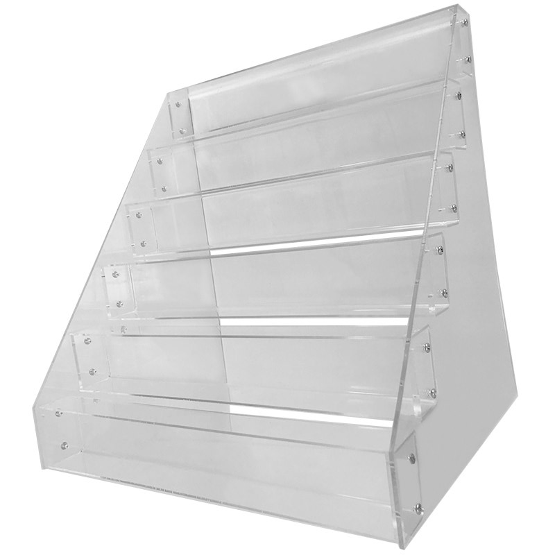 Removable Organizer Storage 6 Tiers Rack Acrylic C... – Grandado