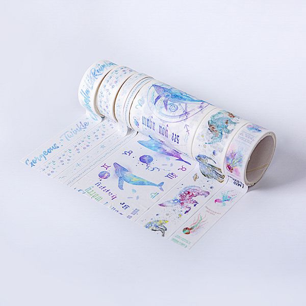 7 stks/set washi tape decorado vintage kawaii bree... – Grandado