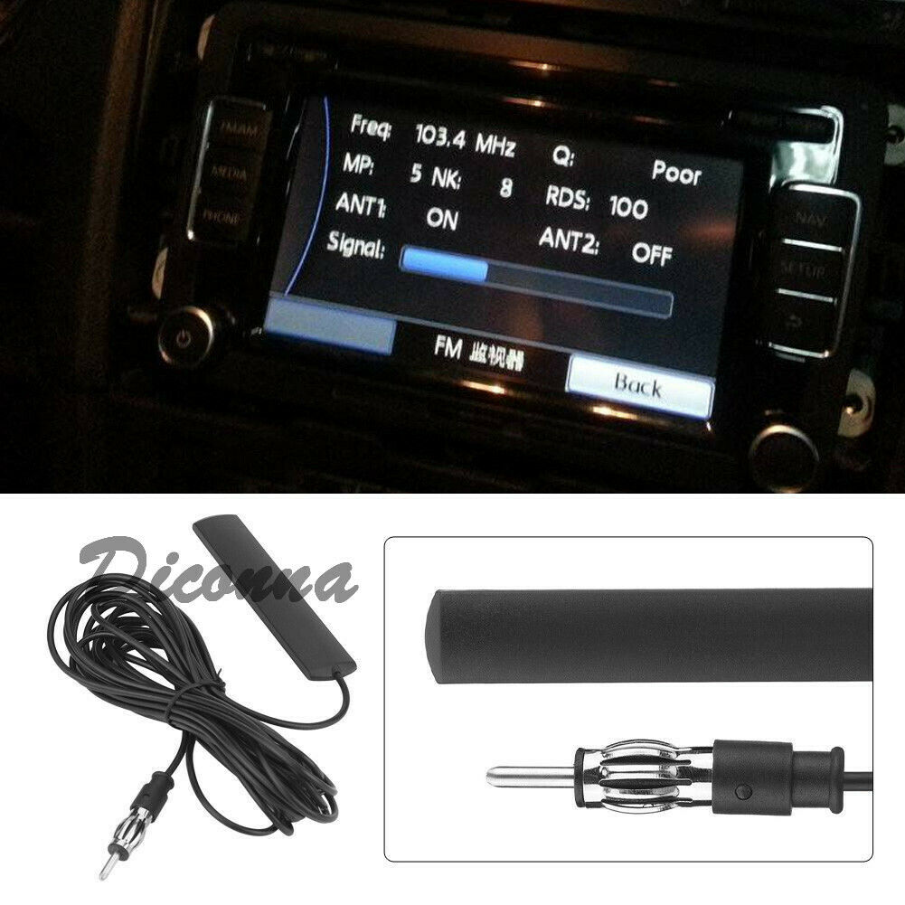 DAB + DAB Car Radio Antenna Patch Aerial Glass Mou... – Vicedeal