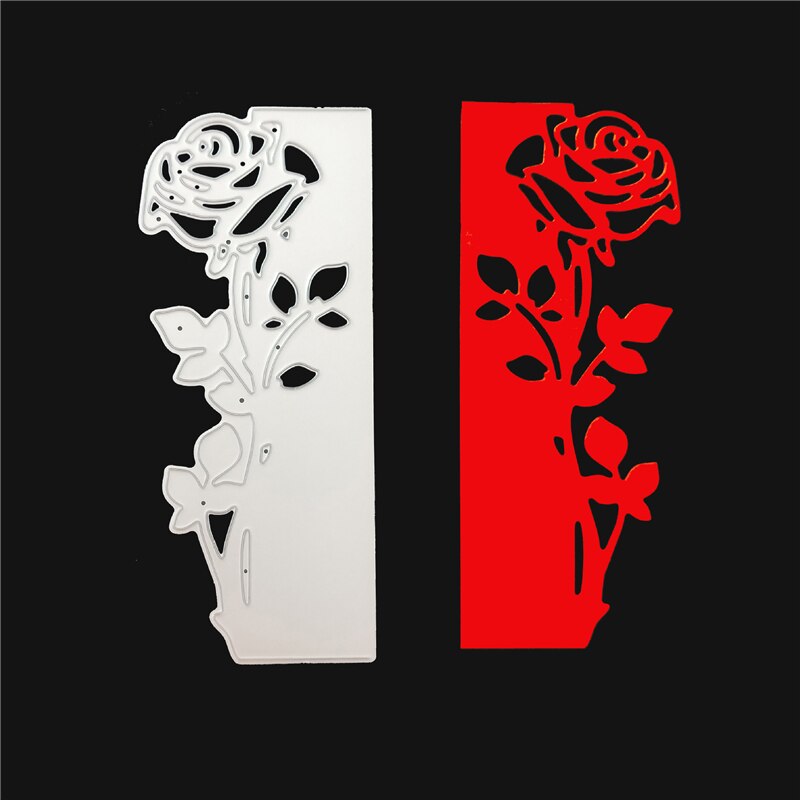 Rose Leaves border Metal Cutting Dies Stencils Die... – Grandado