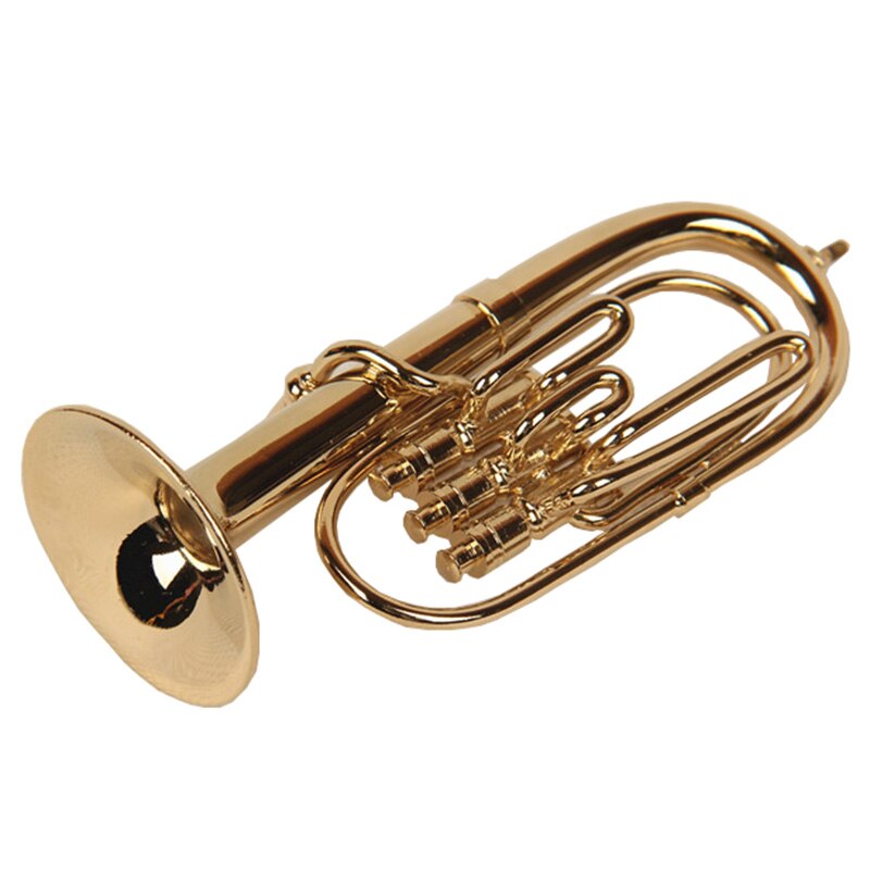 Euphonium Model Copper Gilded Musical Instrument M... – Vicedeal
