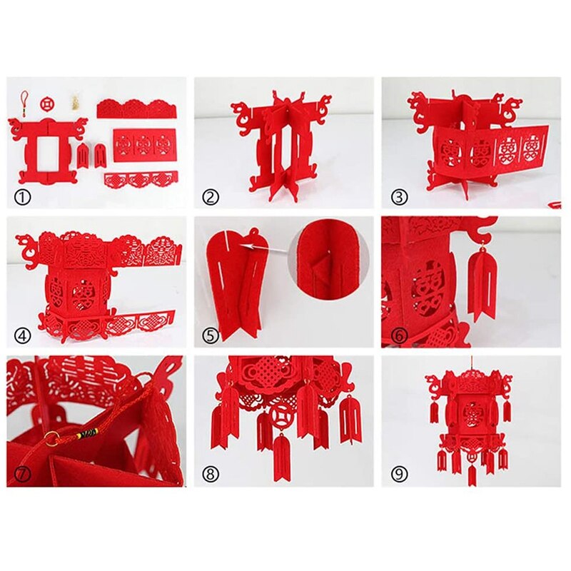 Chinese Festival Lanterns, Chinese Lucky Red Devil... – Grandado