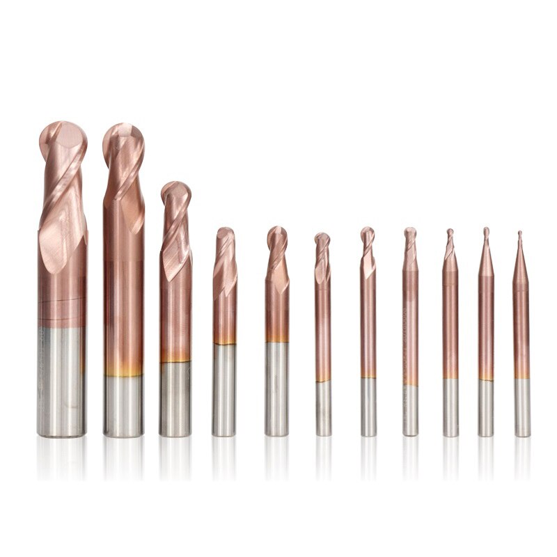 2 Flute End Mill CNC Ball Nose End Mill HRC 50 Rou... – Vicedeal