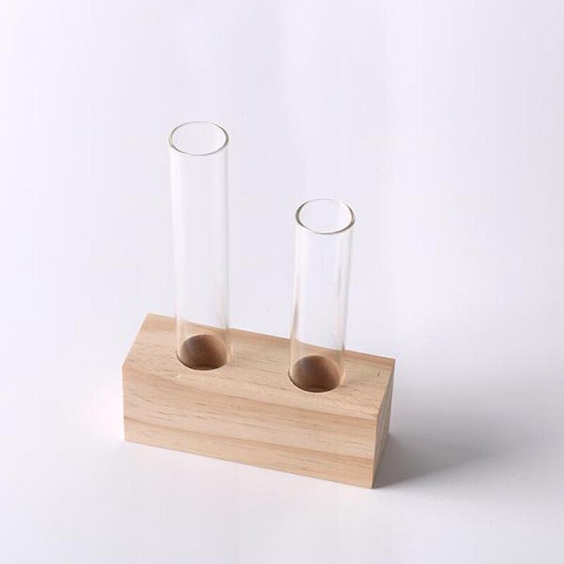 Crystal Glass Test Tube Vase Flowers Plants Hydrop... – Grandado