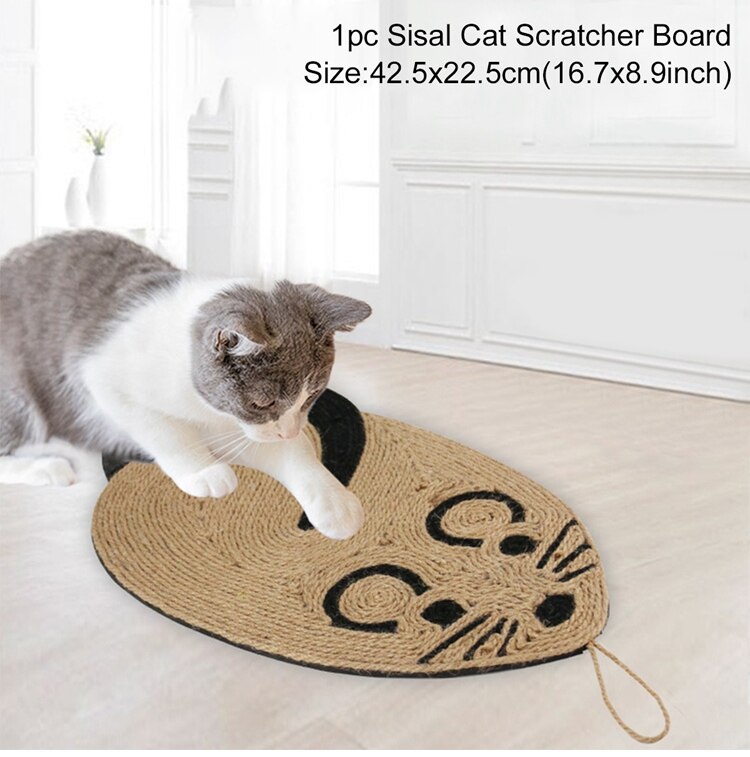 Anti Scratch Training Sisal Pad Lounge Cat Scratch... – Vicedeal