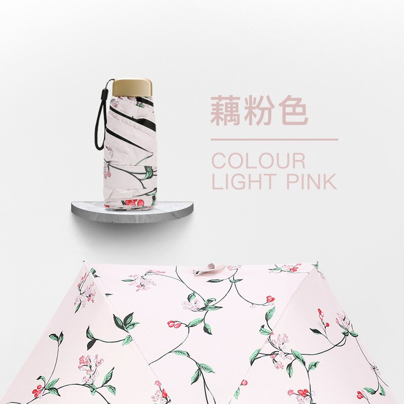 Flower Women Umbrella Ultra-light Mini Five-fold P... – Vicedeal
