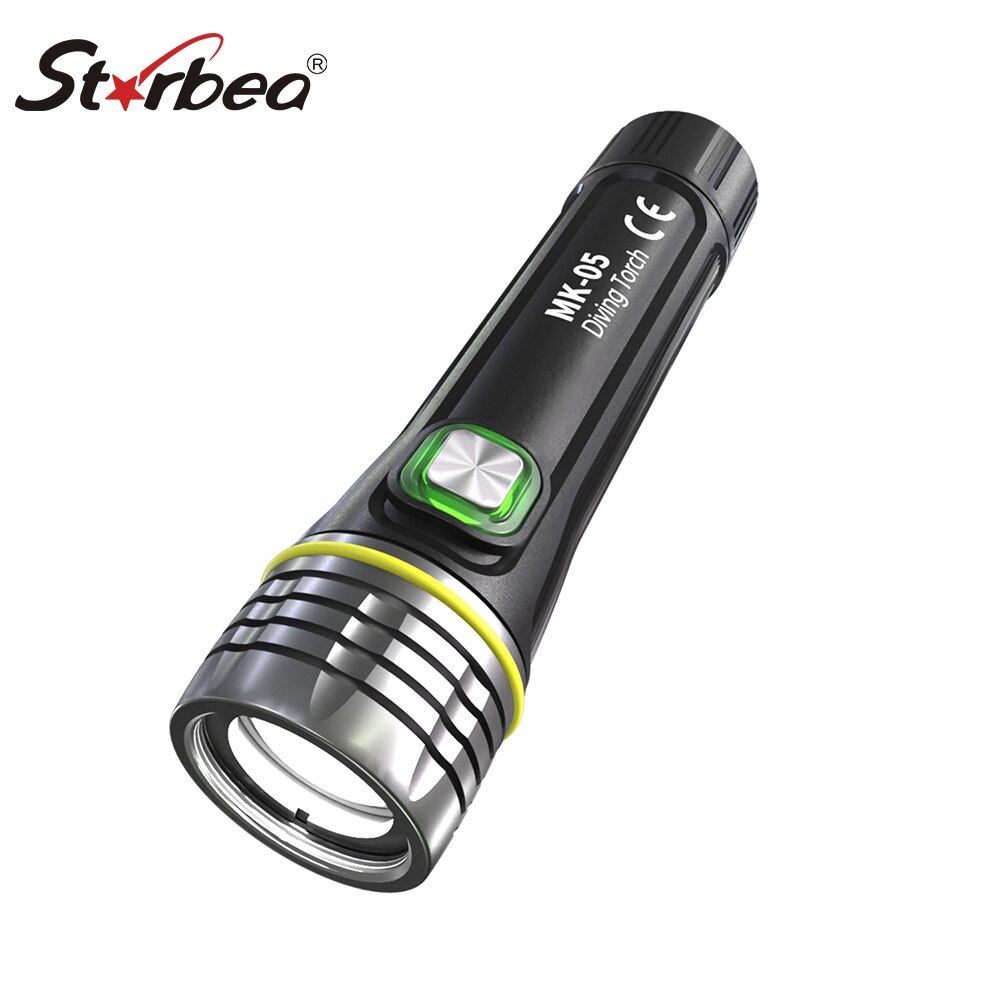 Strbea Underwater Diving Torch 100 M IPX8 Waterpro... – Grandado