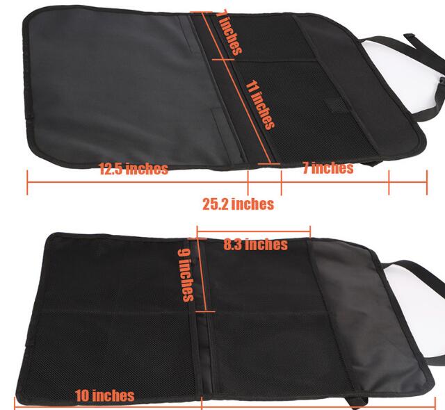 Kick Mats Back Seat Protectors Storage Organizer P... – Grandado