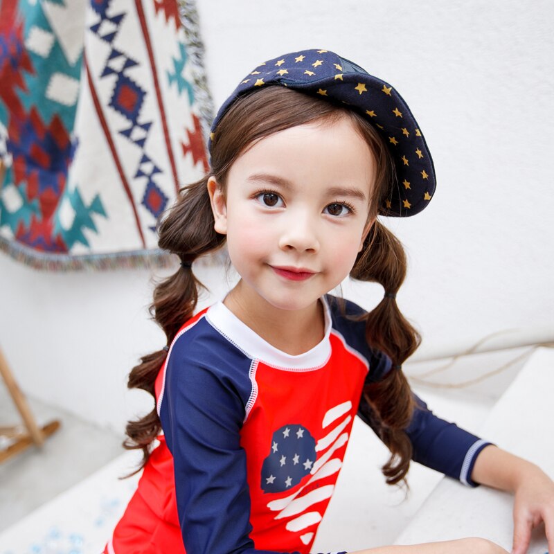 Girls Lycra Rash Guard UPF50+ UV Sun Protection Be... – Grandado