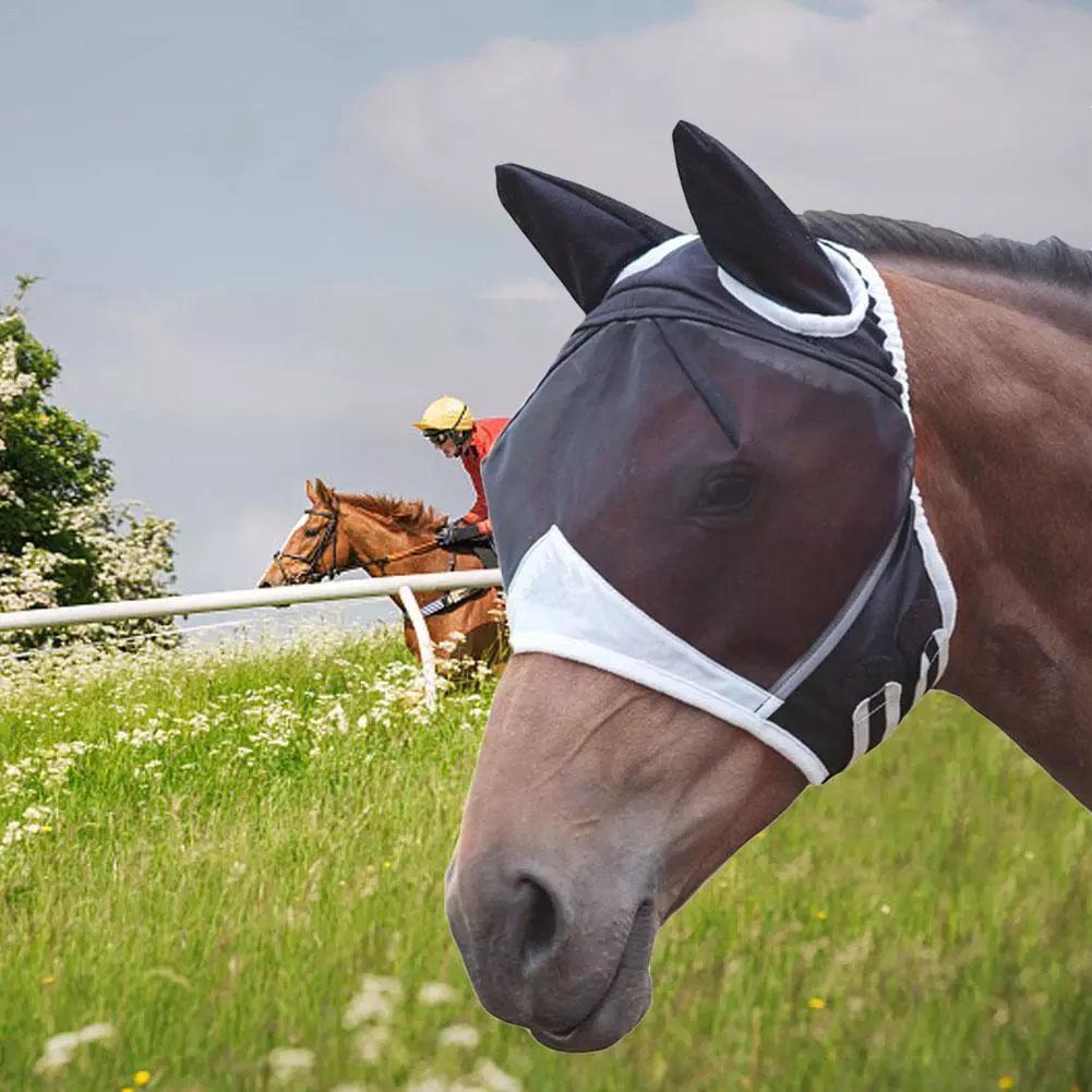 Breathable Anti Mosquito Horse Mesh Mask Horse Fly... – Grandado