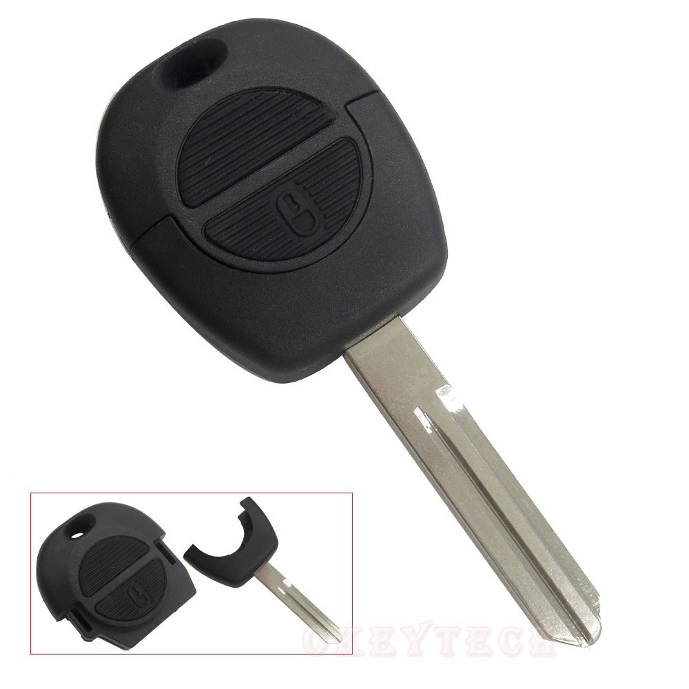 OkeyTech 2 Buttons Remote Car Key Shell Case Combo... – Grandado