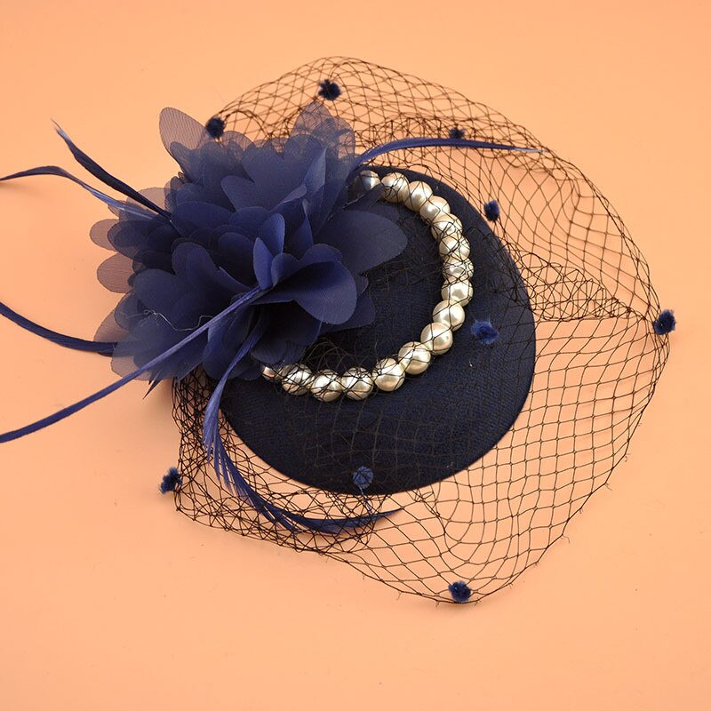 Women Net Hats Flower Birdcage Net Hats Bridal Fas... – Grandado