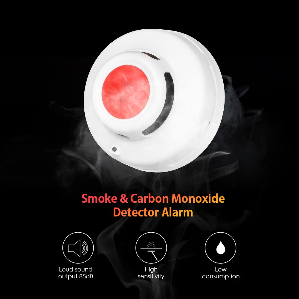 Smoke Detector Fire Alarm 9V Battery Operated Phot... – Grandado