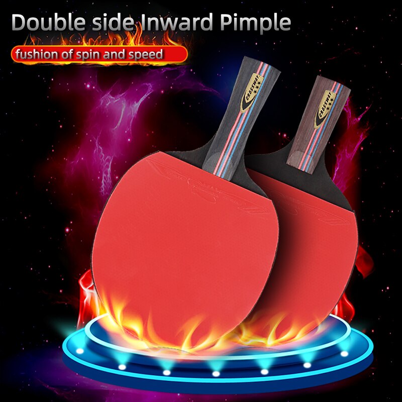 CROSSWAY Ping Pong Racket 3 Star Tyro Adult Club T... – Vicedeal