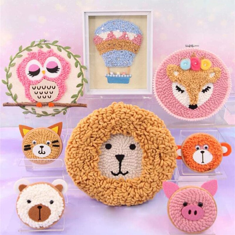 Thick Wool Embroidery Needle Set with Wooden Handl... – Grandado